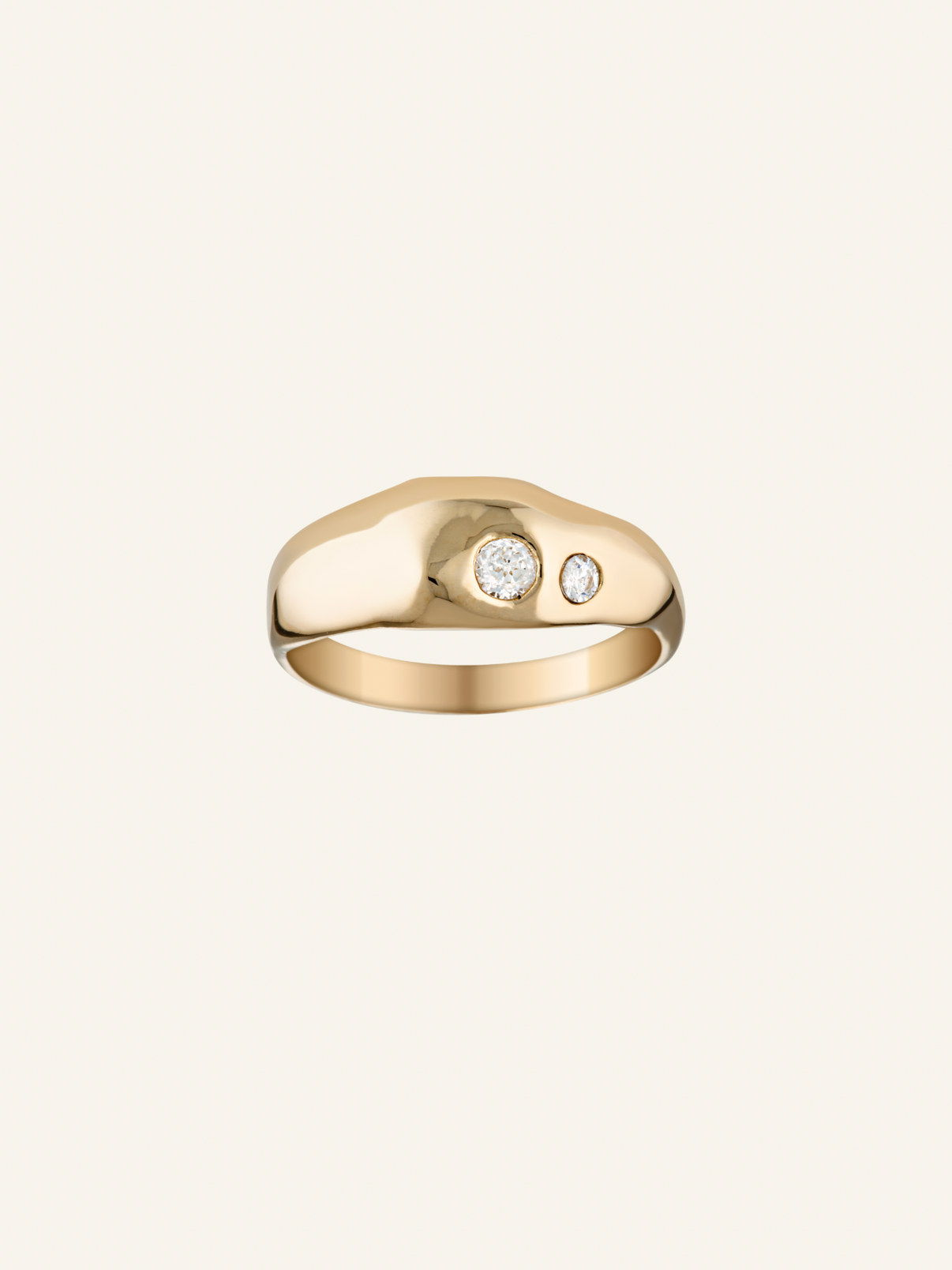 14k Gold Filled Signet Ring | Women's Gold Rings